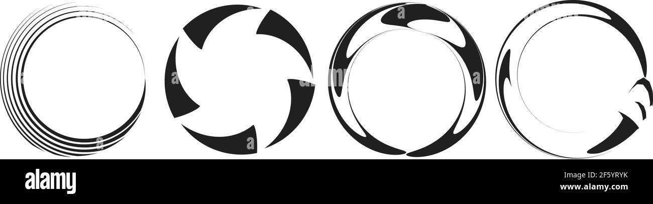 Spiral, swirl, twirl icon, design element vector illustration — Stock ...