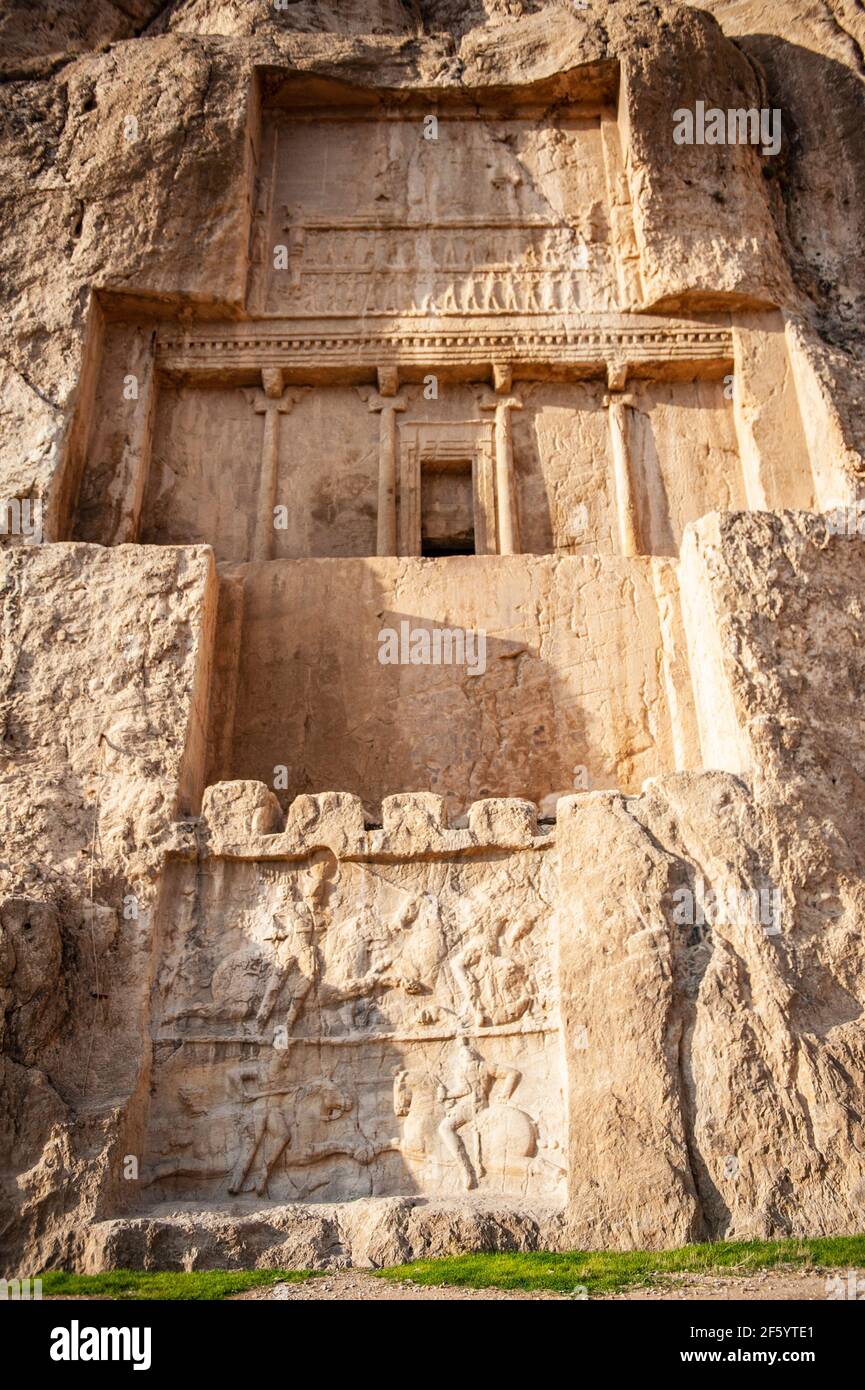 Tomb darius great naqsh e rostam near hi-res stock photography and ...