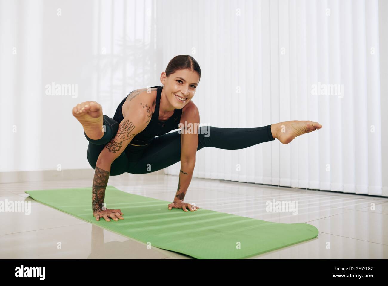 Raising legs hi-res stock photography and images - Alamy