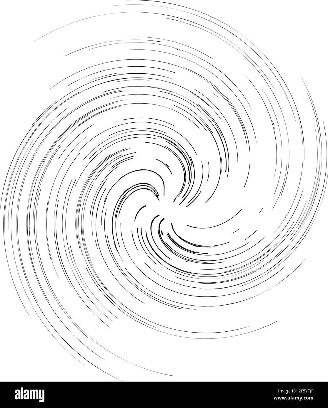 Spiral, swirl, twirl design element. Rotating radiAL lines — Stock ...