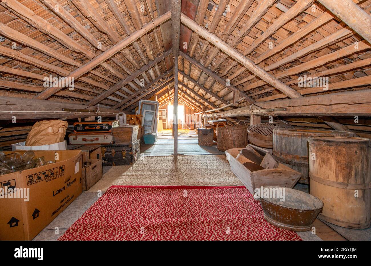 Attic in old house hi-res stock photography and images - Alamy