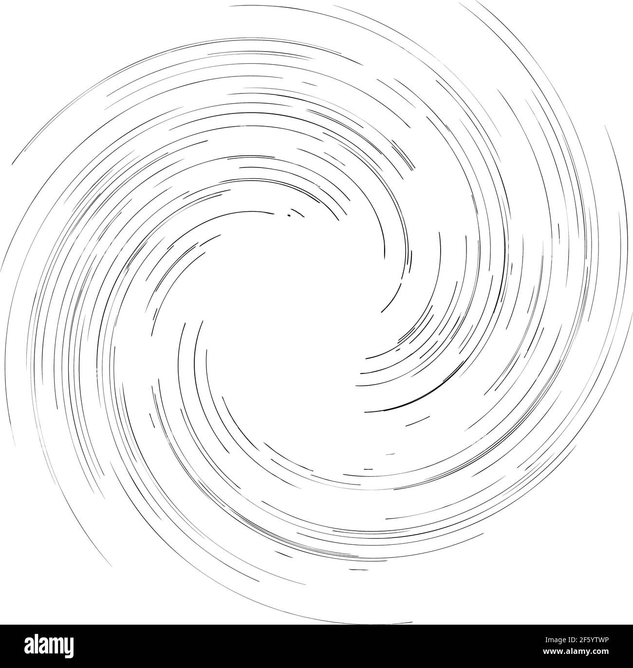 Spiral, swirl, twirl design element. Rotating radiAL lines — Stock ...
