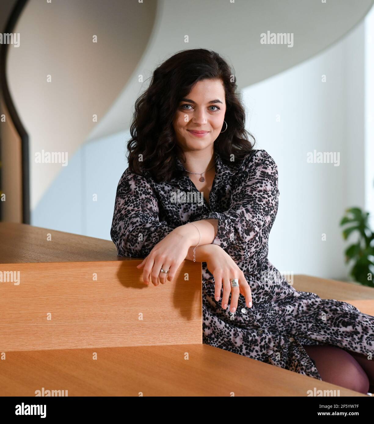 Berlin, Germany. 24th Mar, 2021. Actress and singer Ronja Forcher at a ...