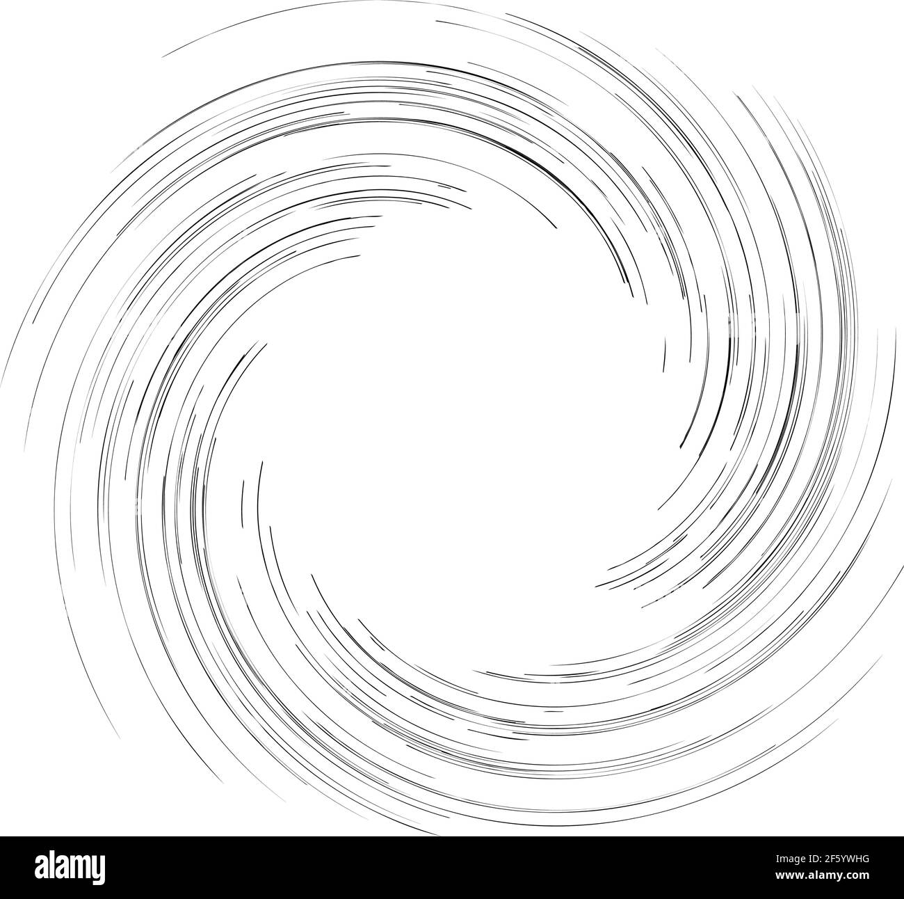 Spiral, swirl, twirl design element. Rotating radiAL lines — Stock ...