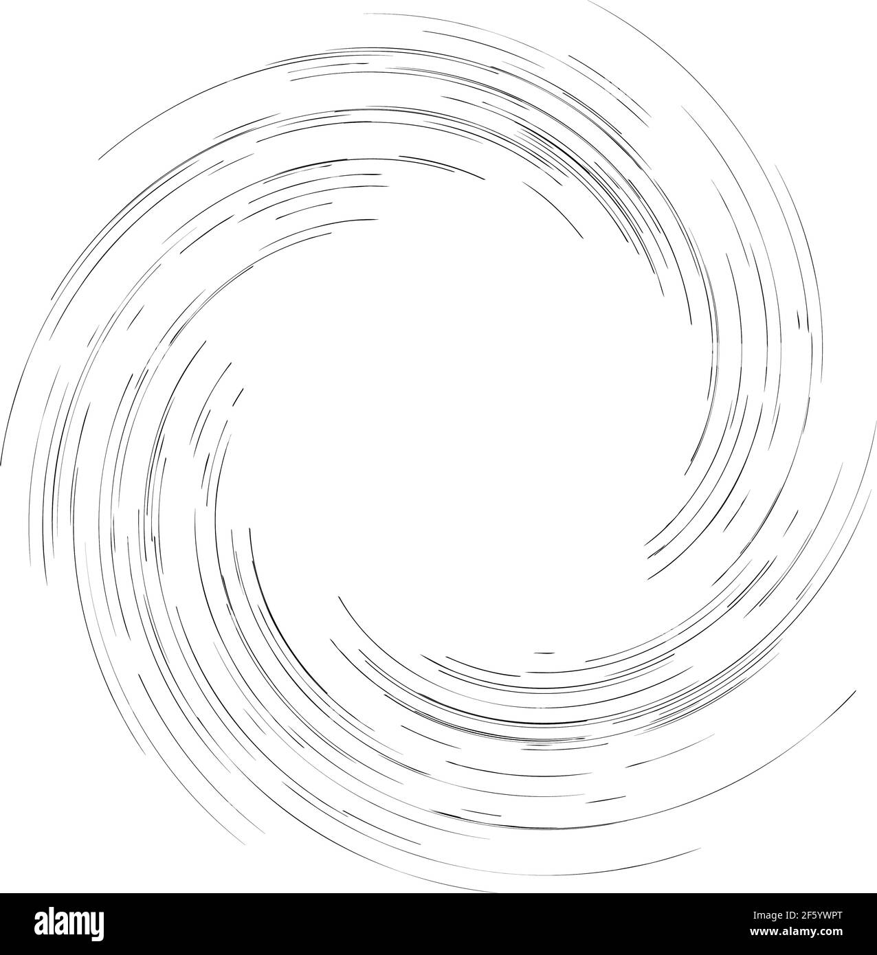 Spiral, swirl, twirl design element. Rotating radiAL lines — Stock ...