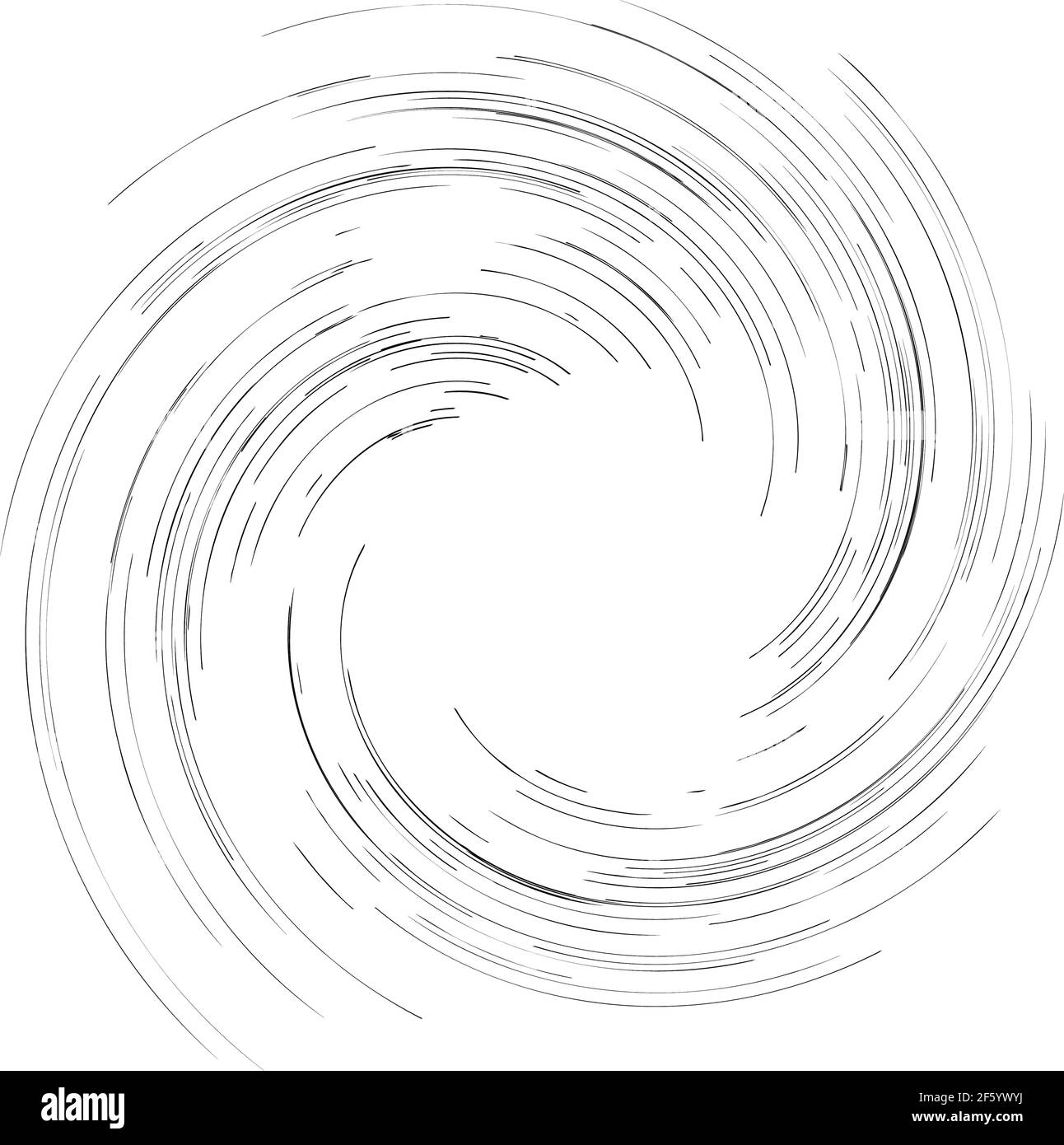 Spiral, swirl, twirl design element. Rotating radiAL lines — Stock ...