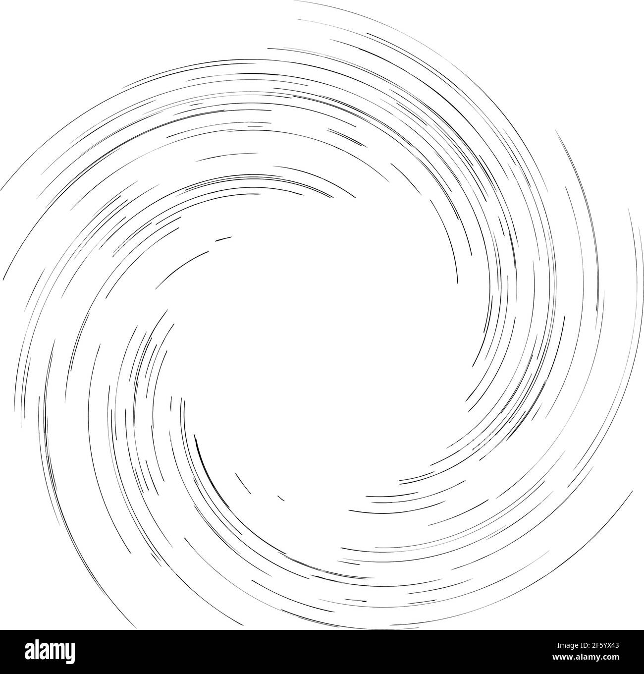Spiral, swirl, twirl design element. Rotating radiAL lines — Stock ...