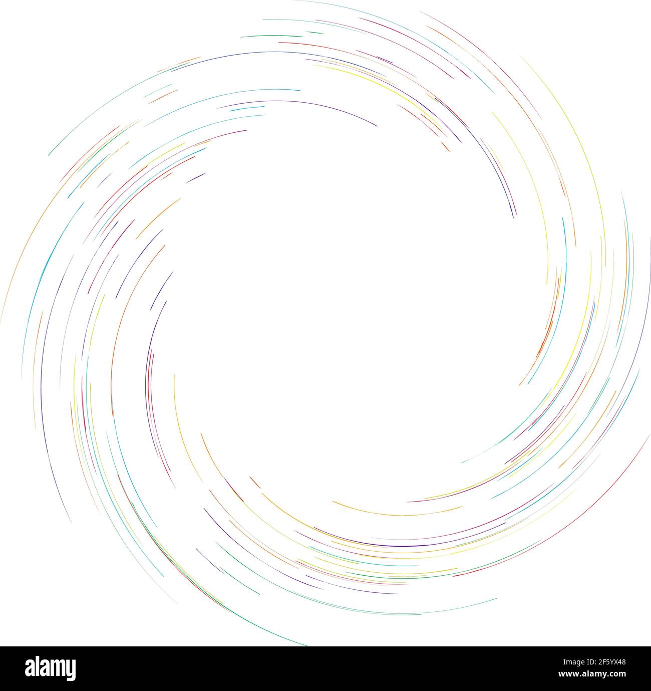 Spiral, swirl, twirl design element. Rotating radiAL lines — Stock ...
