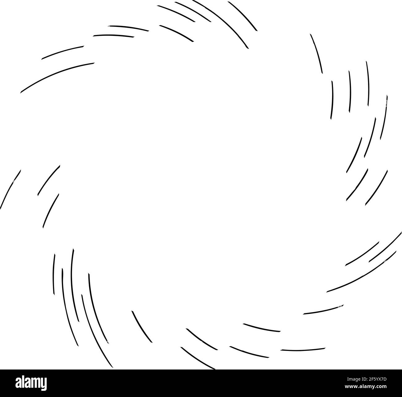 Spiral, swirl, twirl design element. Rotating radiAL lines — Stock ...