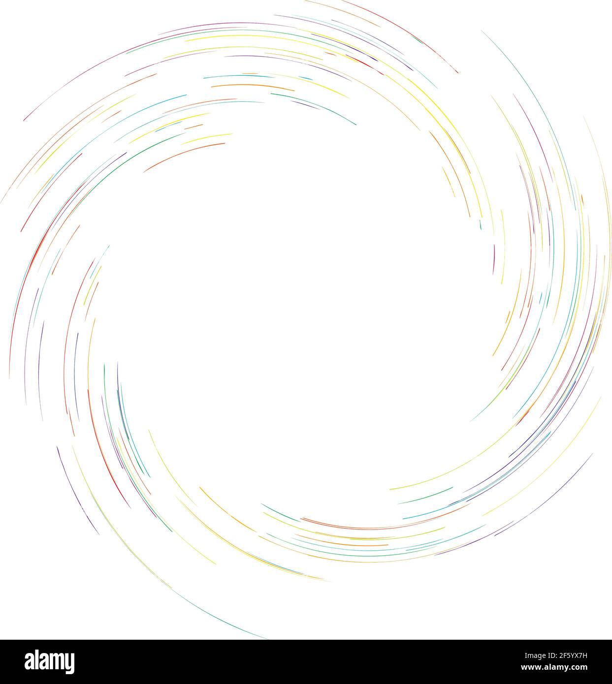 Spiral, swirl, twirl design element. Rotating radiAL lines — Stock ...