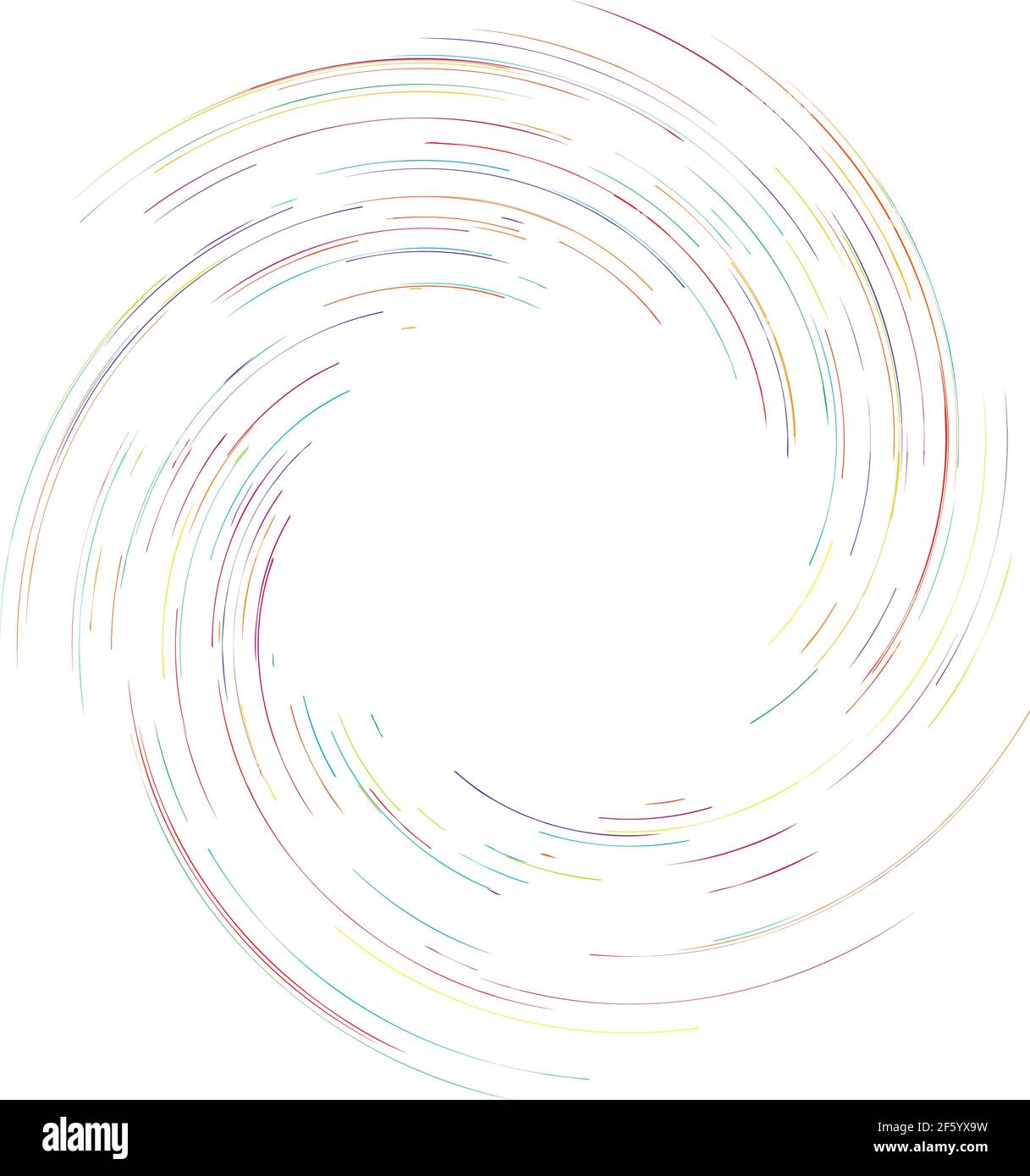 Spiral, swirl, twirl design element. Rotating radiAL lines — Stock ...