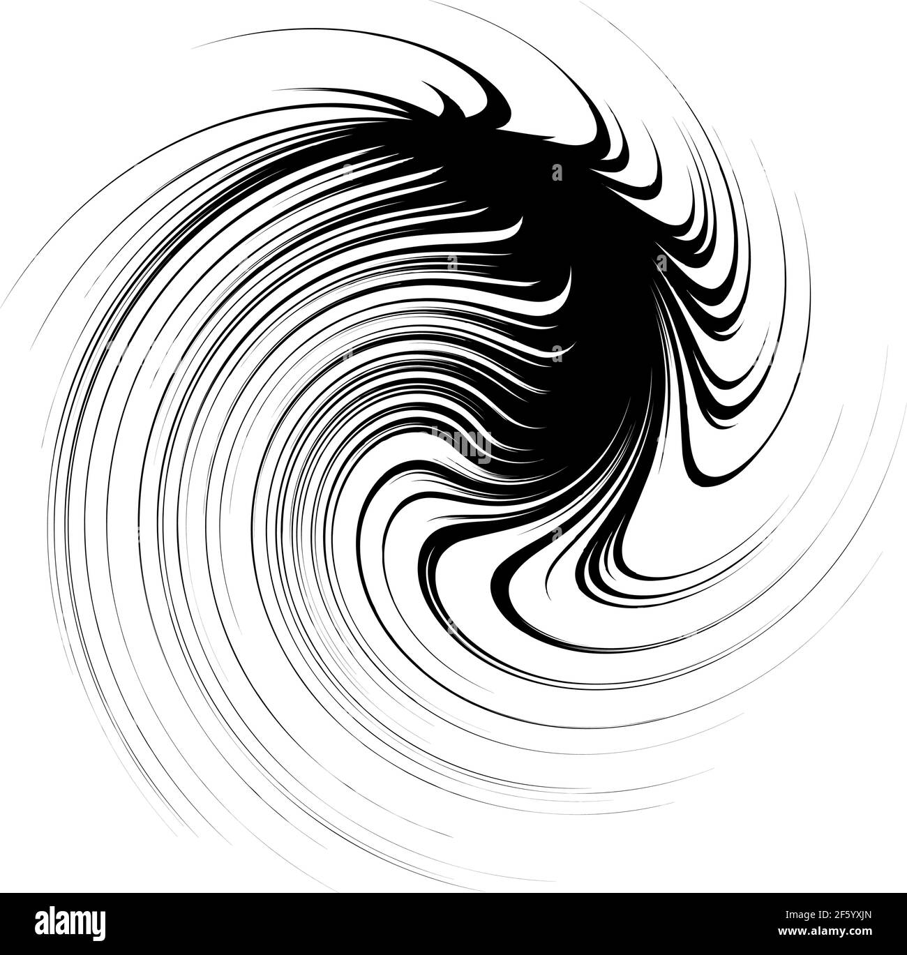 Pretty Swirl Design Clip Art