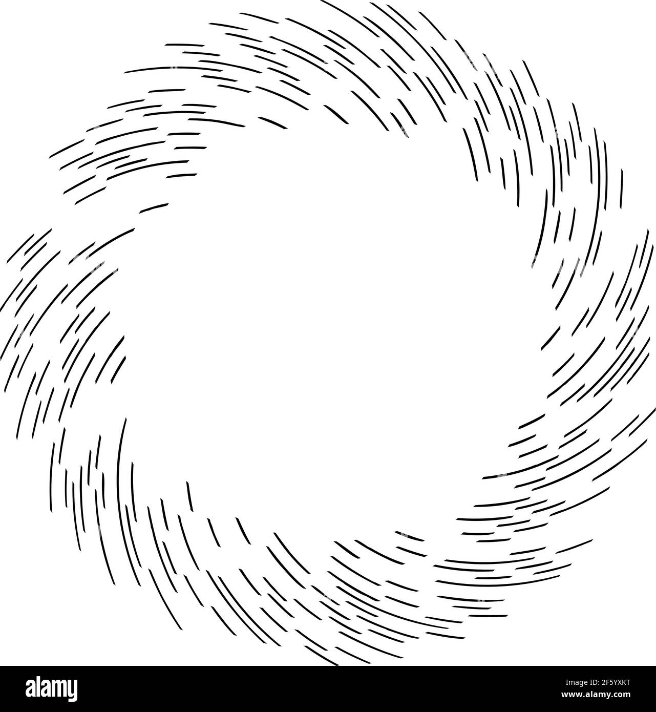 Spiral, swirl, twirl design element. Rotating radiAL lines — Stock ...
