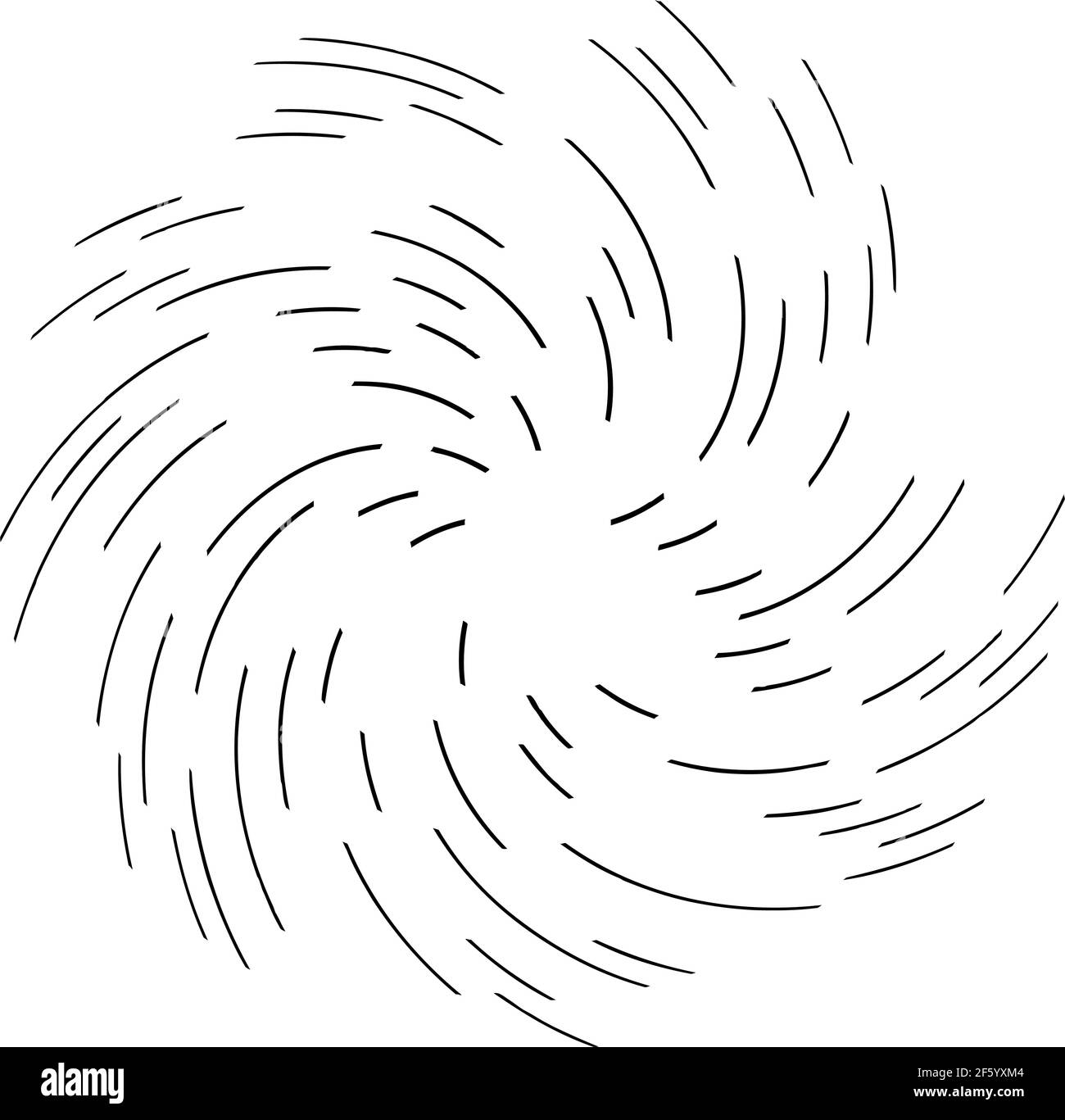 Spiral, swirl, twirl design element. Rotating radiAL lines — Stock ...