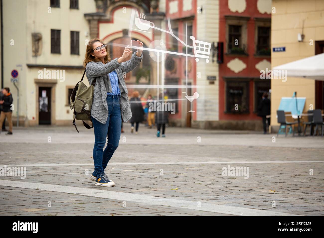 Augmented reality navigation hi-res stock photography and images - Alamy