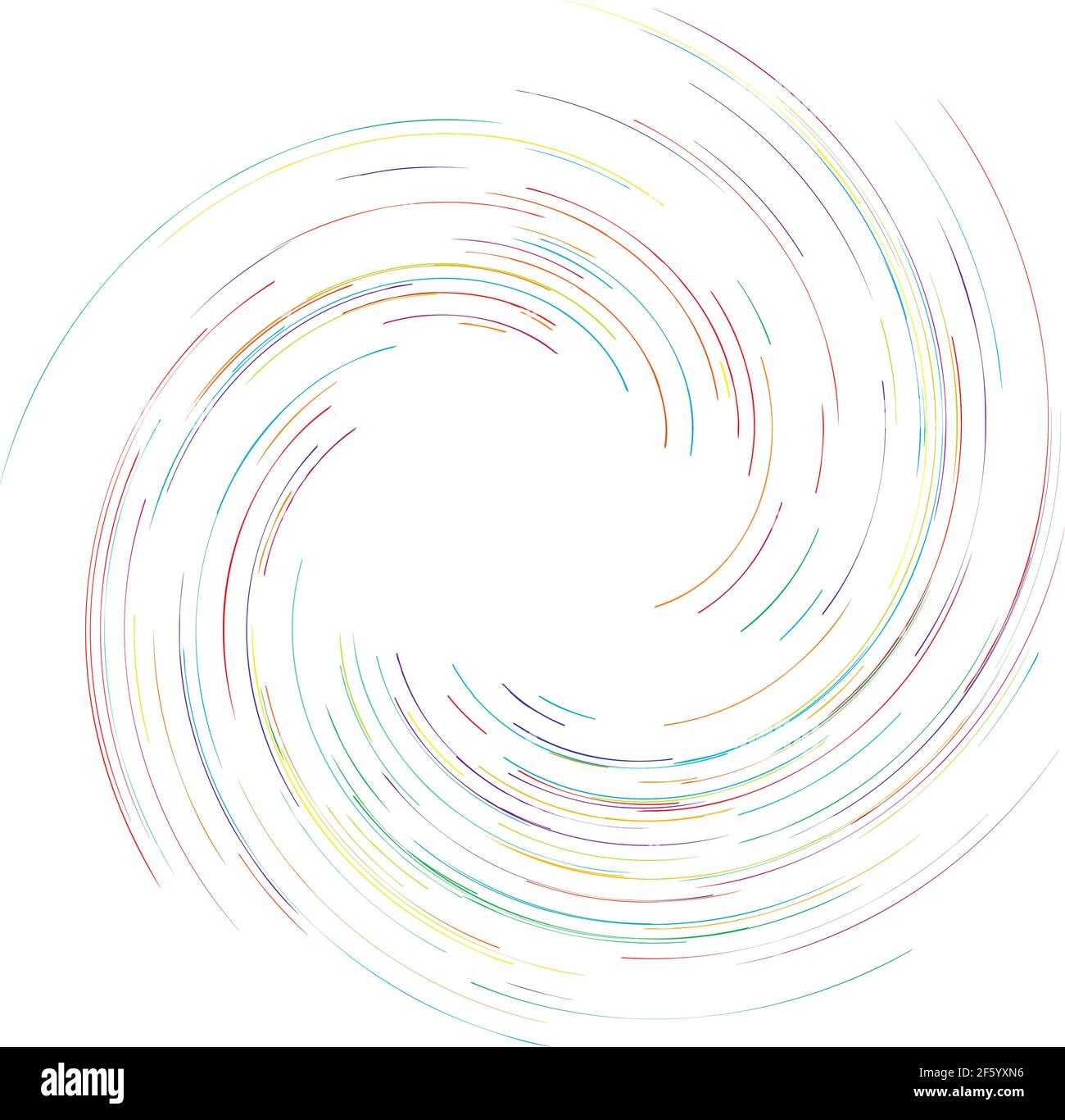 Spiral, swirl, twirl design element. Rotating radiAL lines — Stock ...