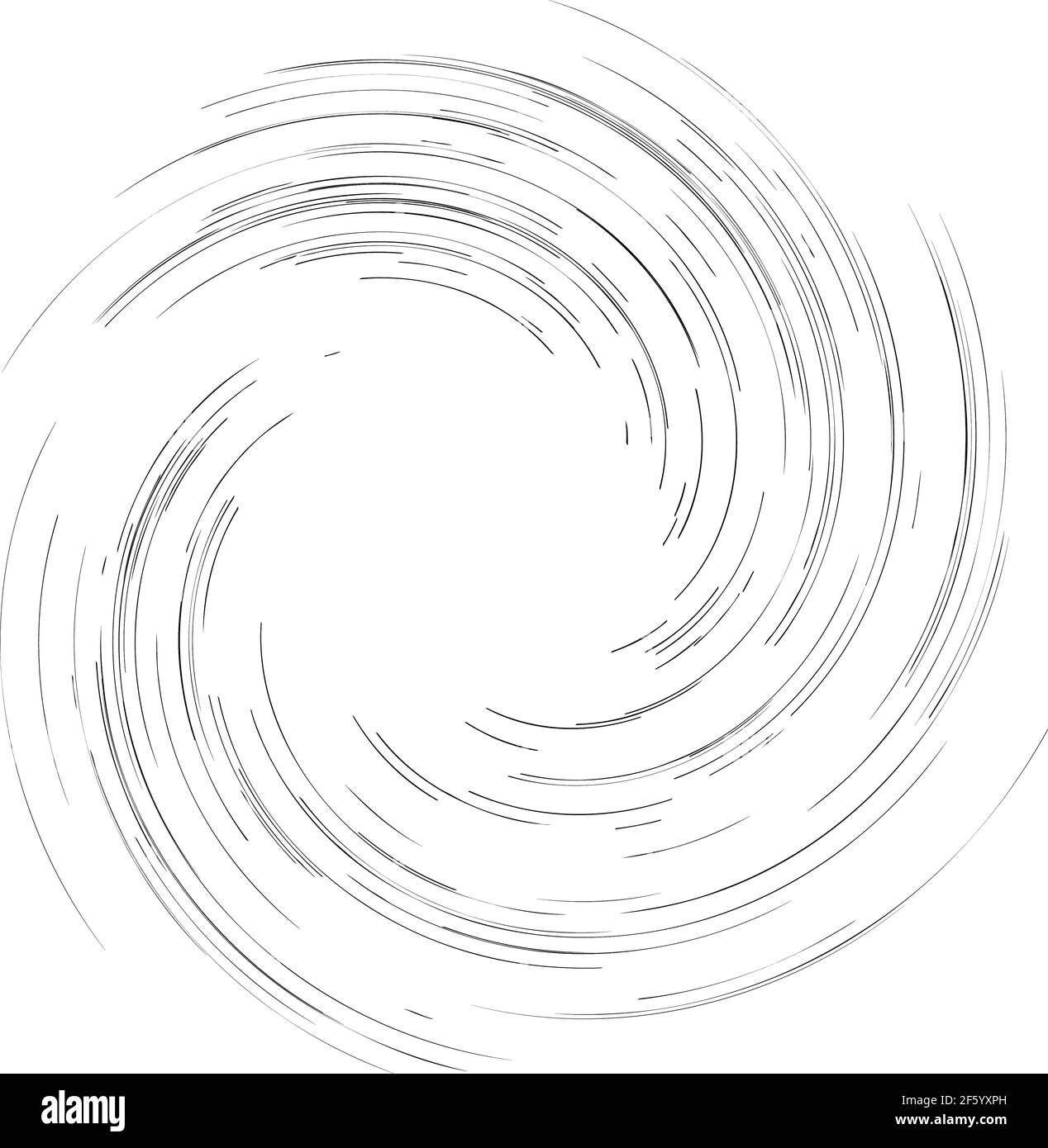 Spiral, swirl, twirl design element. Rotating radiAL lines — Stock ...
