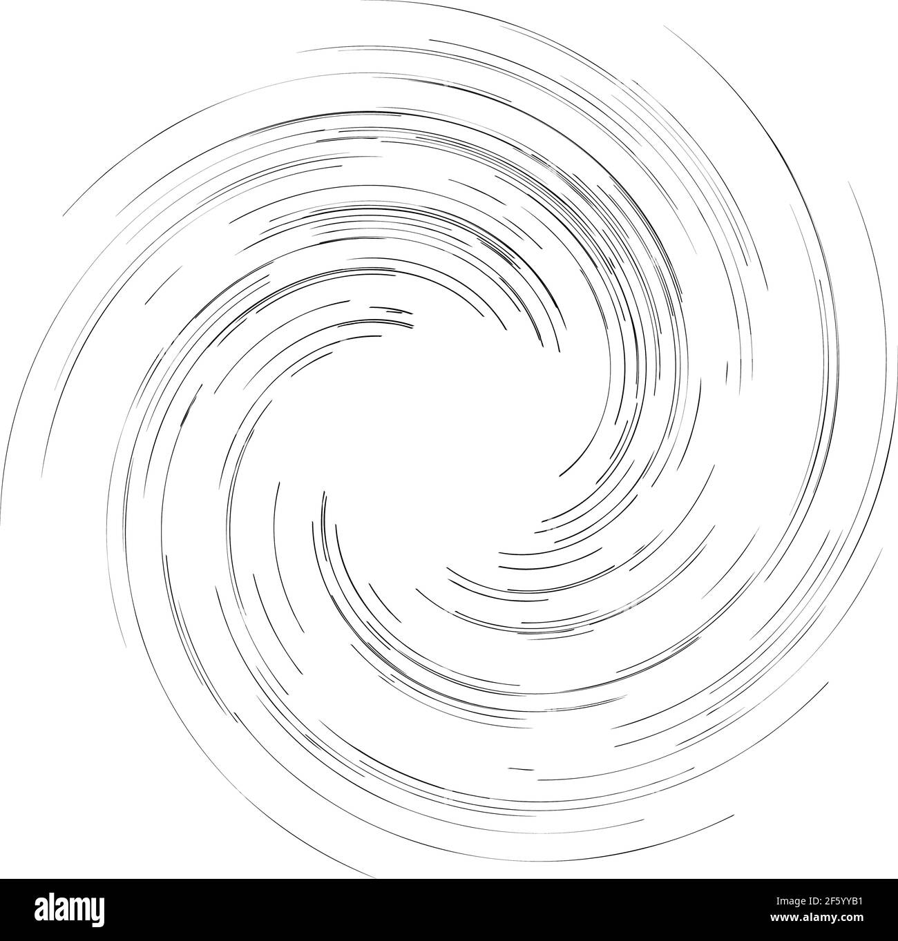 Spiral, swirl, twirl design element. Rotating radiAL lines — Stock ...