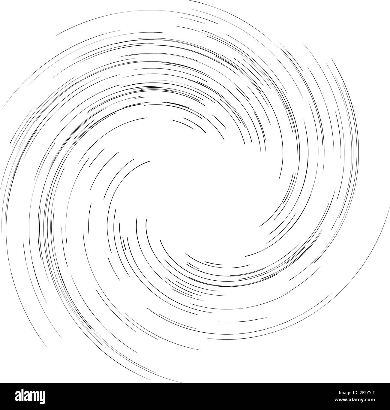 Spiral, swirl, twirl design element. Rotating radiAL lines — Stock ...