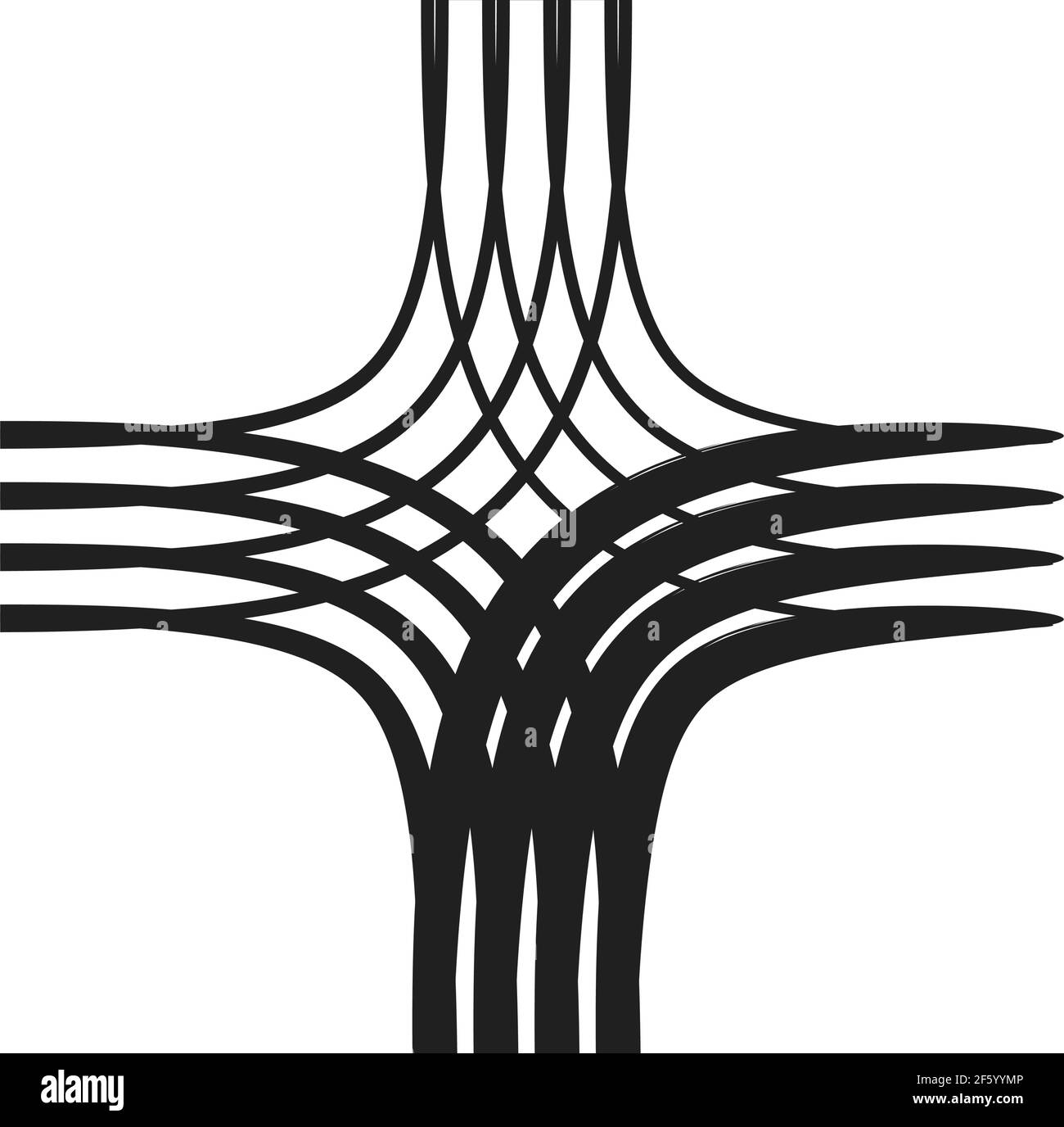 Abstract clip-art, motif. Abstract vector illustration element — Stock ...