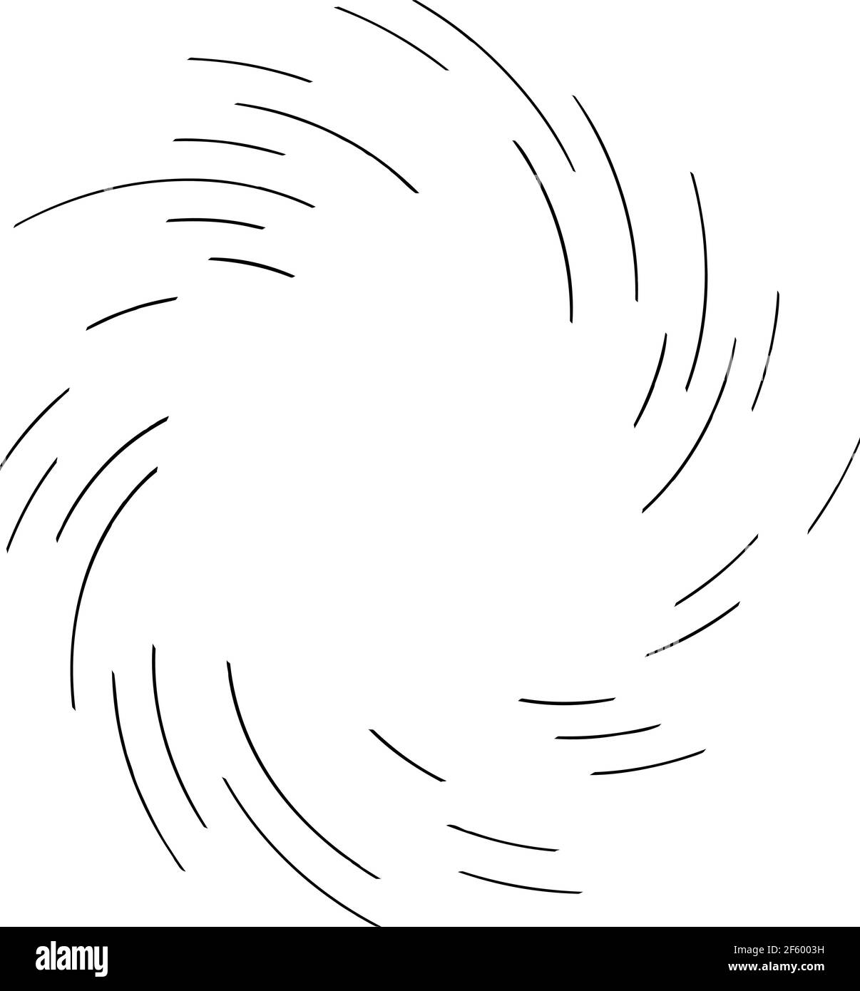 Spiral, swirl, twirl design element. Rotating radiAL lines — Stock ...