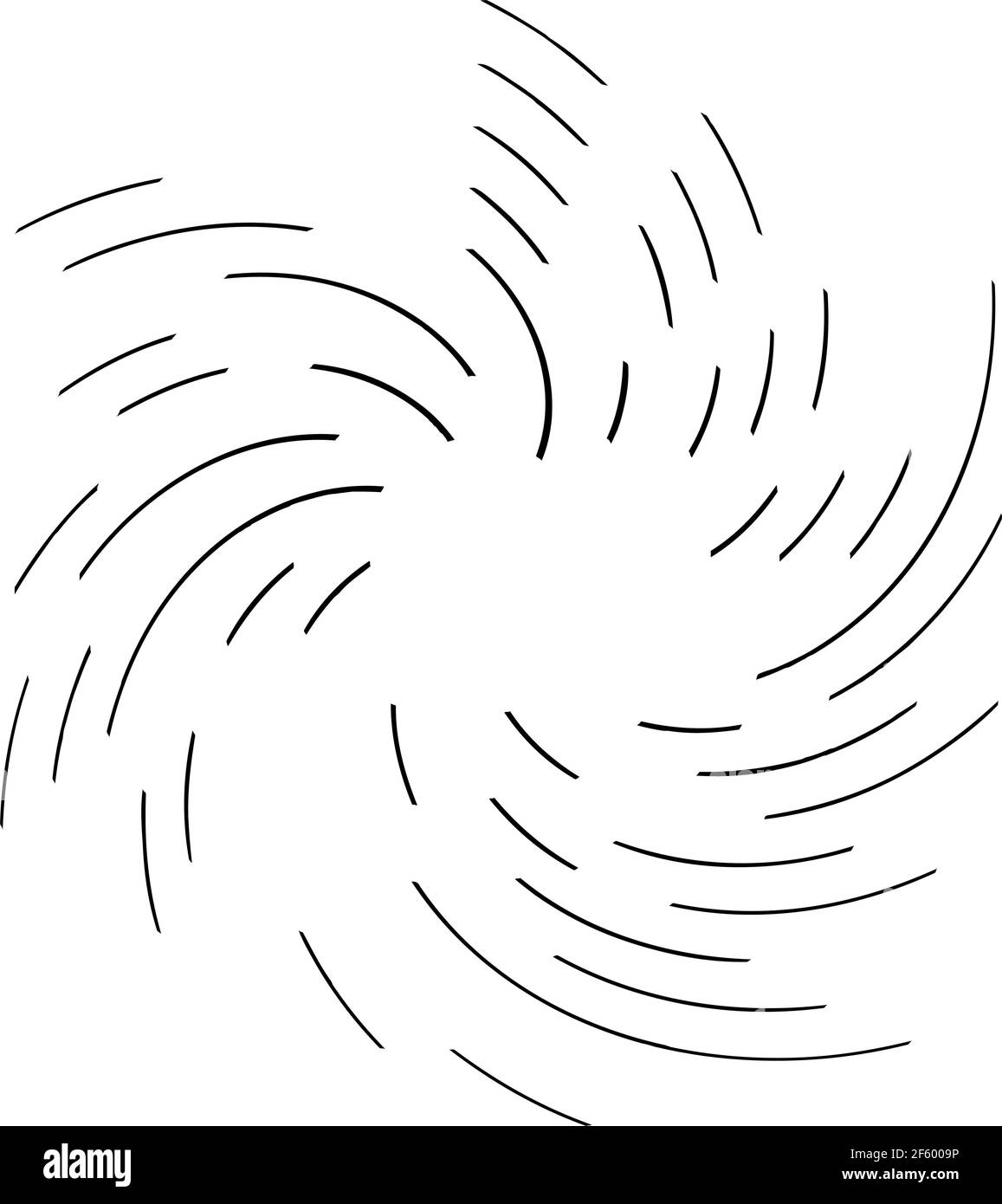 Spiral, swirl, twirl design element. Rotating radiAL lines — Stock ...