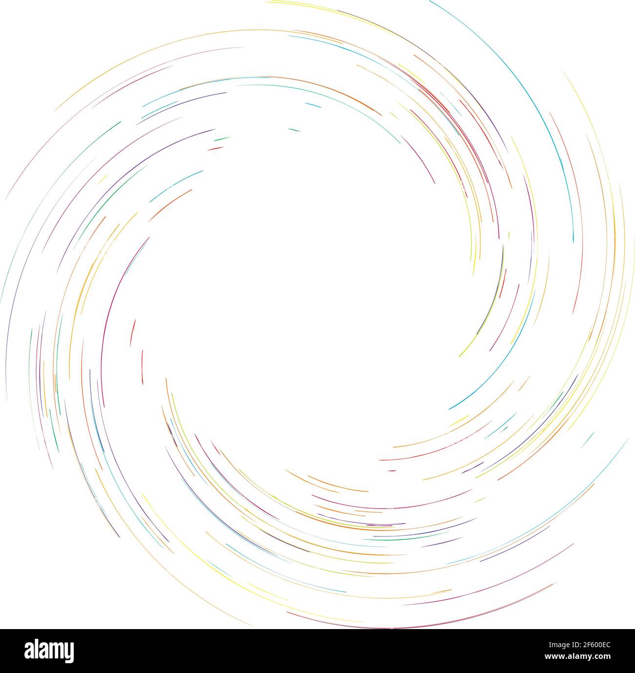 Spiral, swirl, twirl design element. Rotating radiAL lines — Stock ...