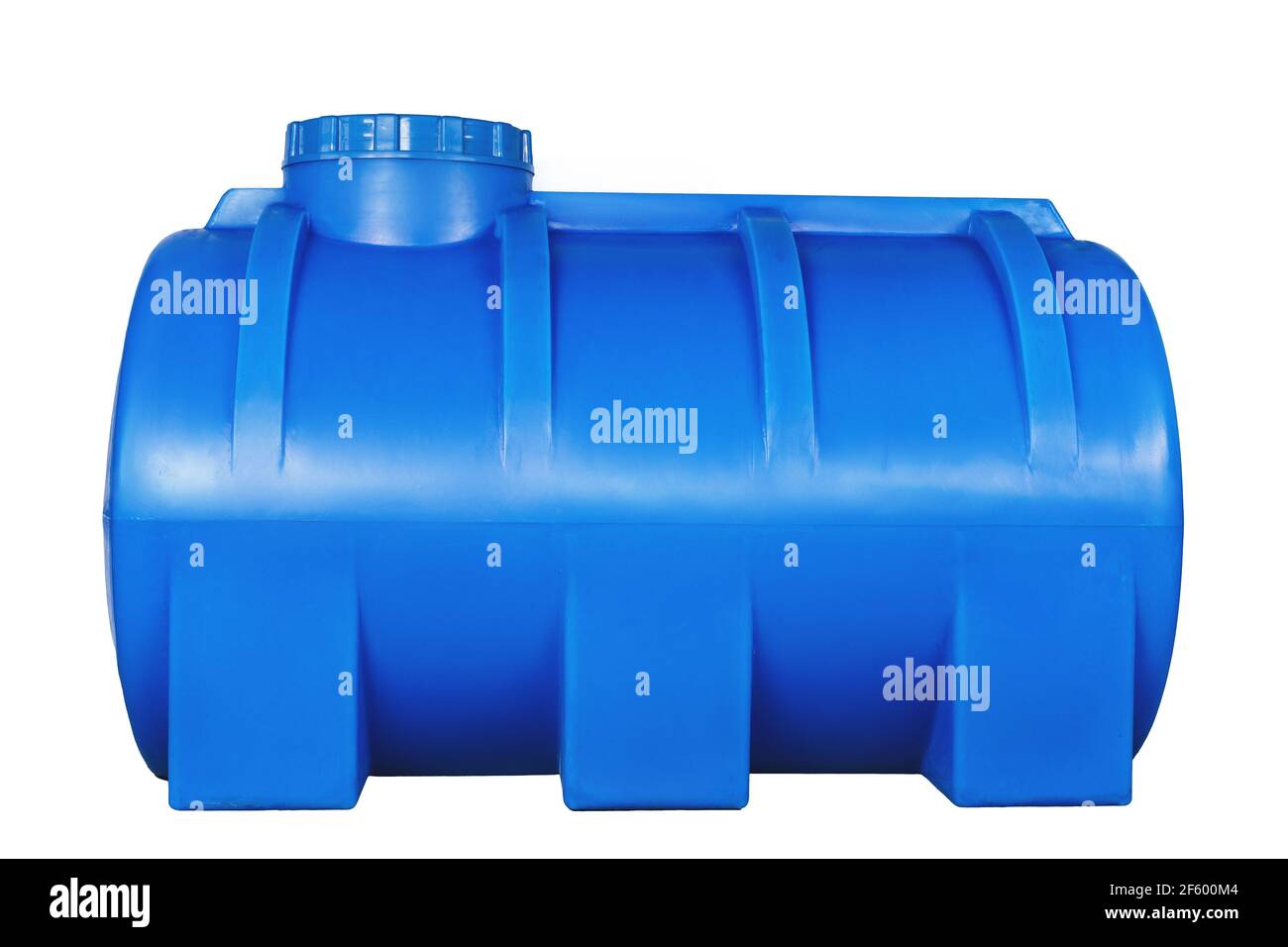 Huge plastic tank for water isolated on white Stock Photo - Alamy