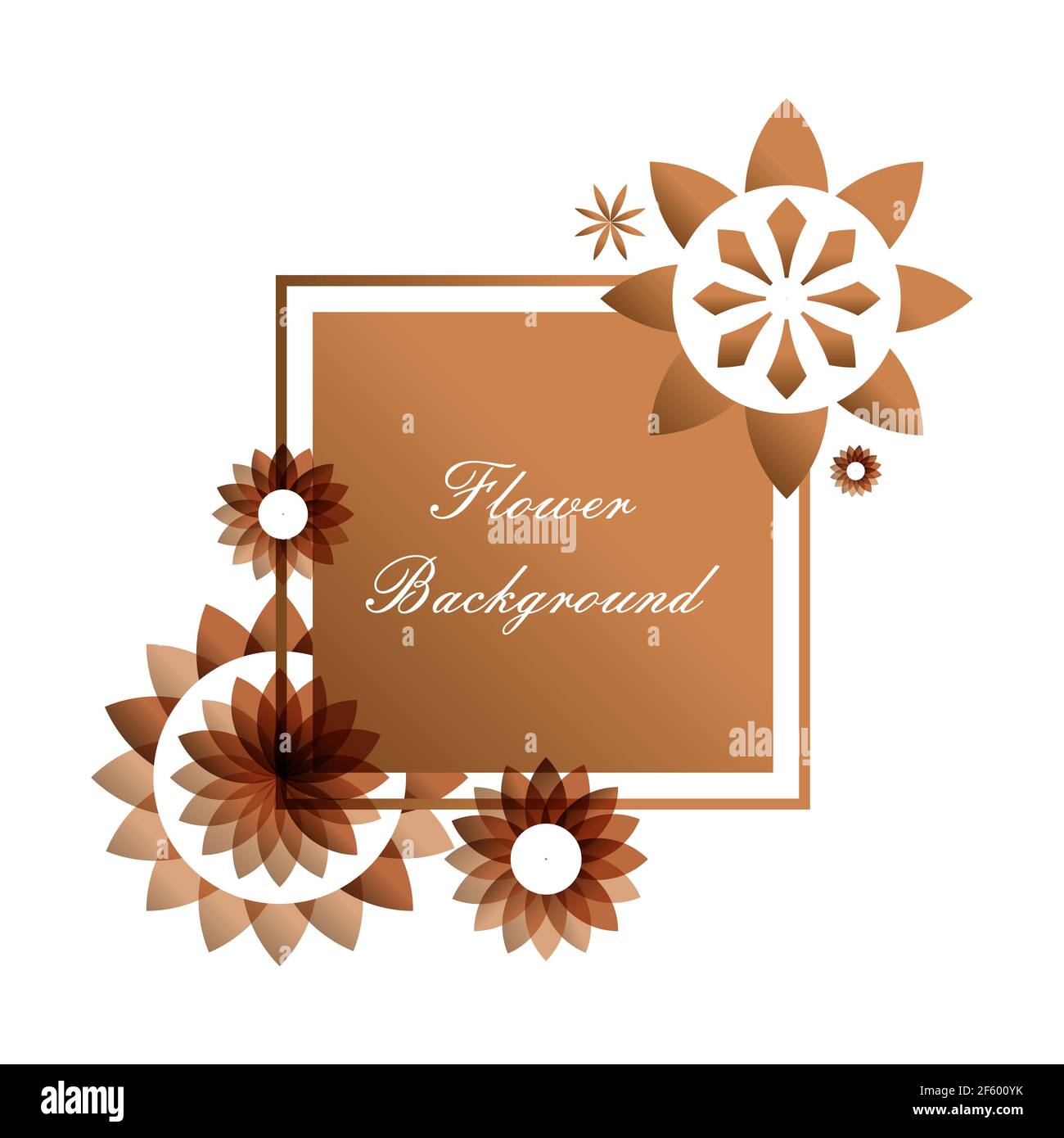 decorative flower illustration. Perfect for design projects, background ...