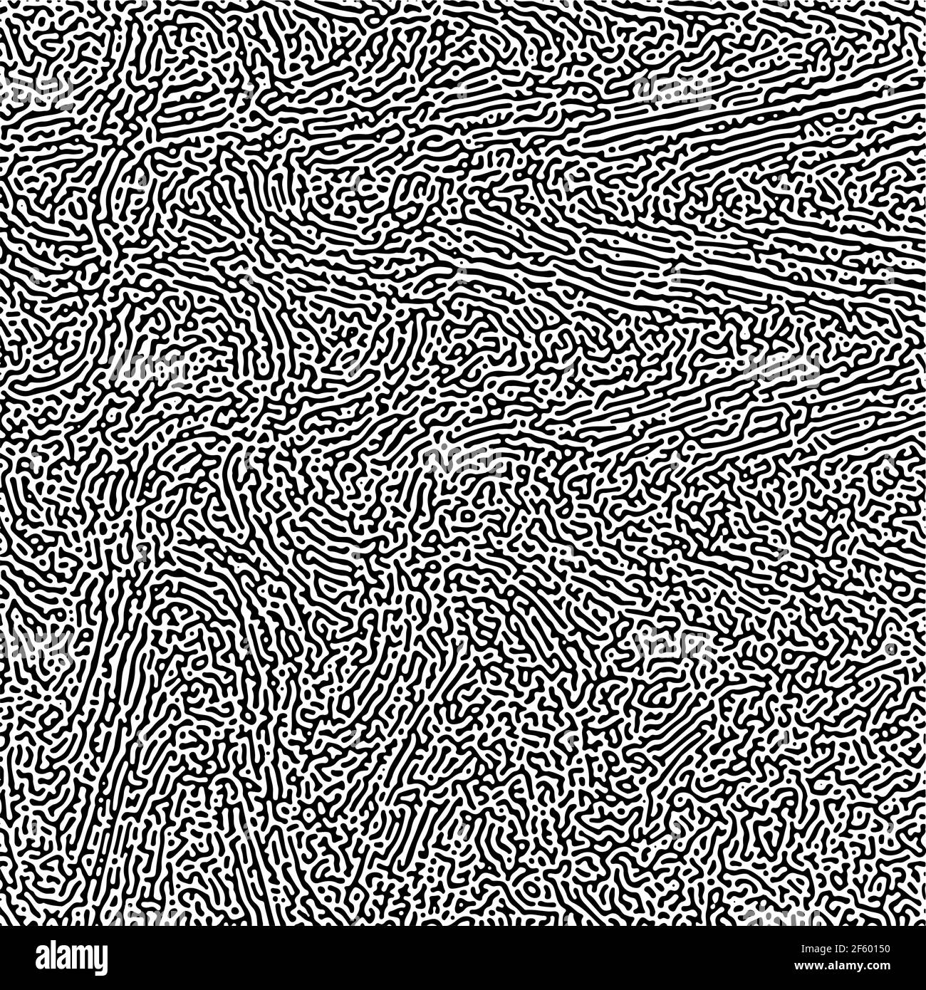 Cyclic Symmetric Multiscale Turing Pattern. Monochrome texture Stock ...