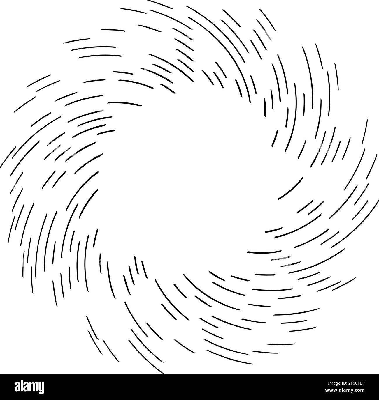 Spiral, swirl, twirl design element. Rotating radiAL lines — Stock ...