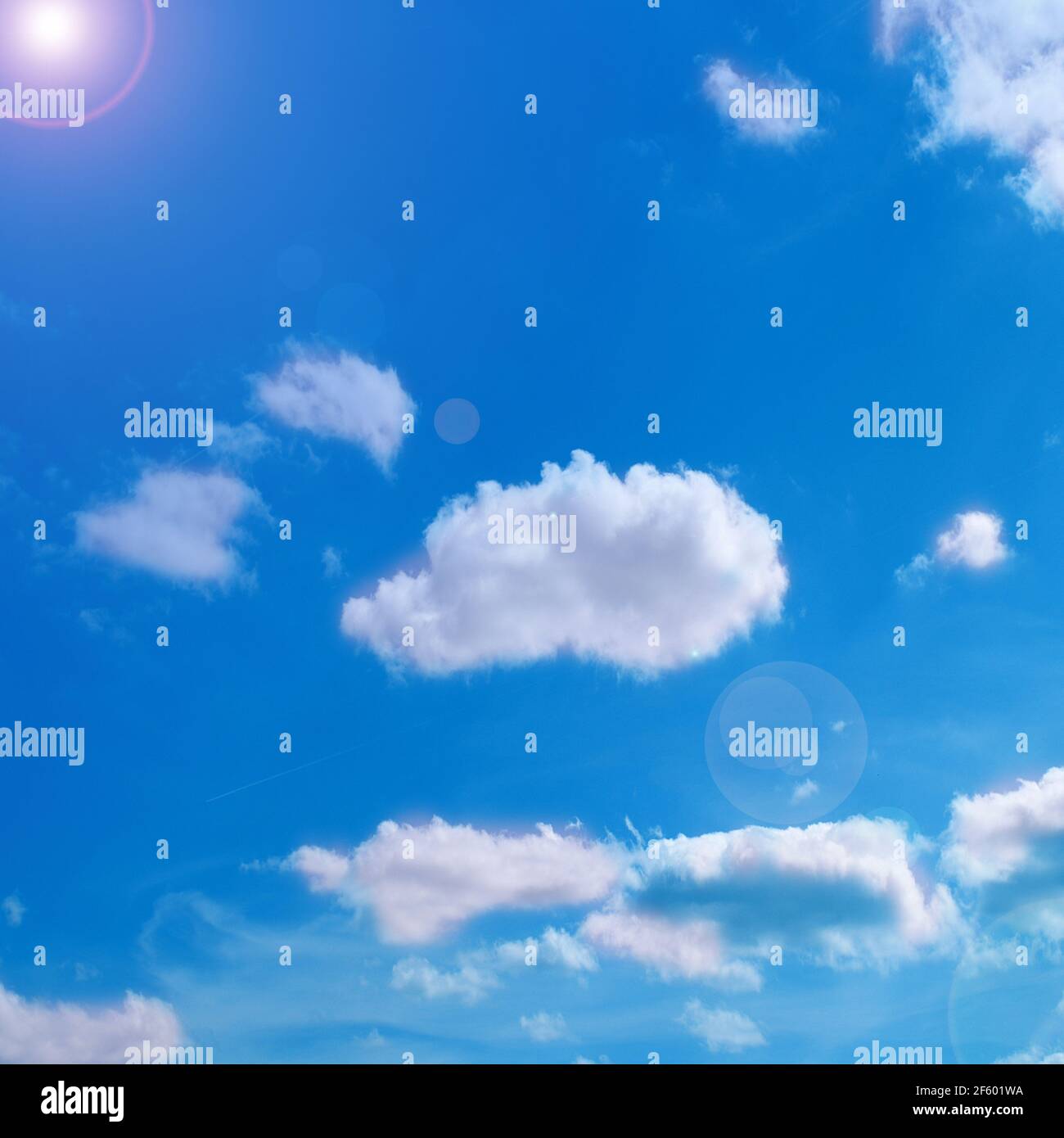 Sky different types clouds horizontal hi-res stock photography and ...