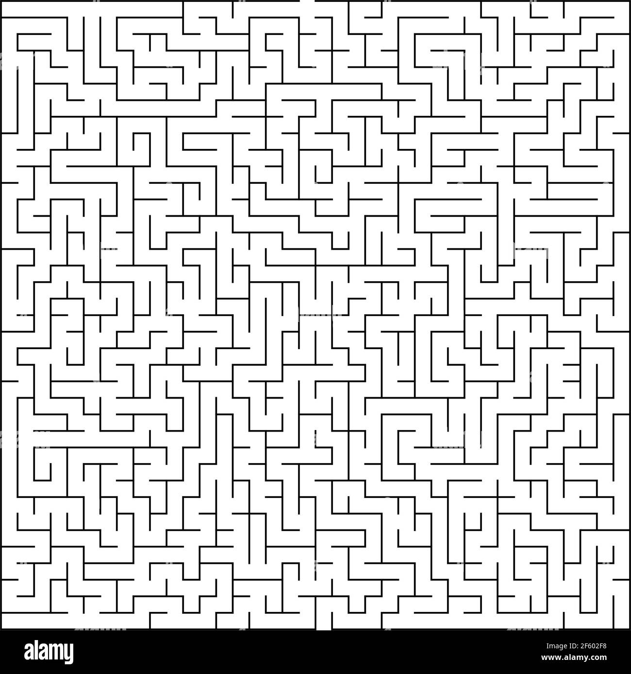 Maze, labyrinth puzzle game. Riddle, brain-teaser game concept ...