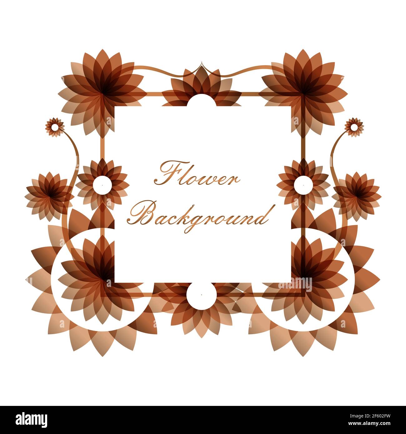 decorative flower illustration. Perfect for design projects, background ...