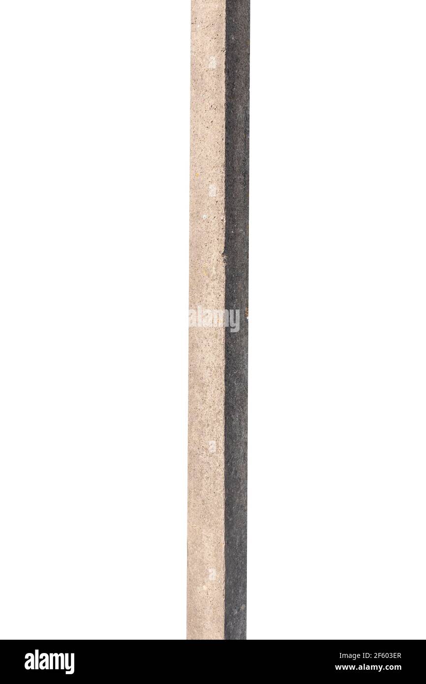 concrete pillar isolated on a white background. High quality photo ...