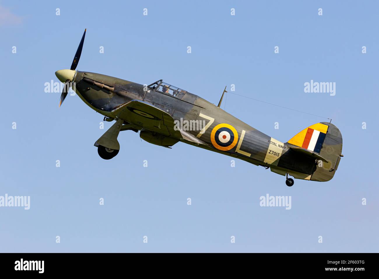 Hawker Sea Hurricane WW2 fighter of the RN Stock Photo - Alamy