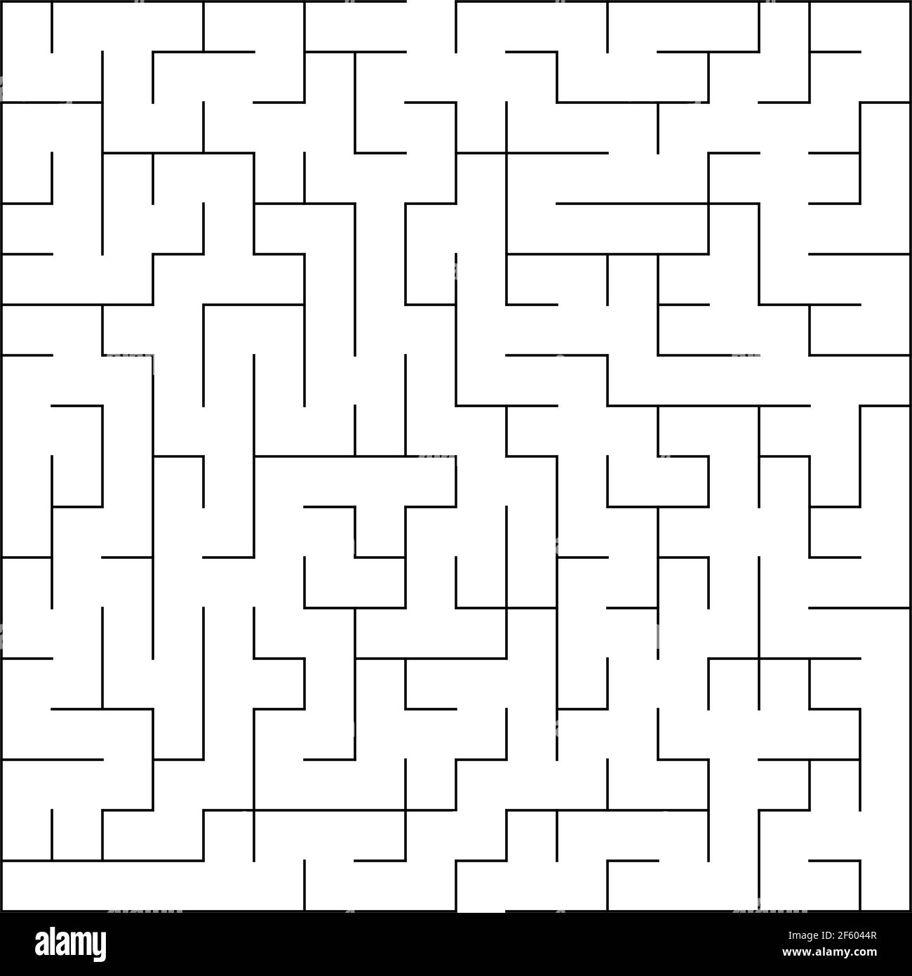 Maze, labyrinth puzzle game. Riddle, brain-teaser game concept ...