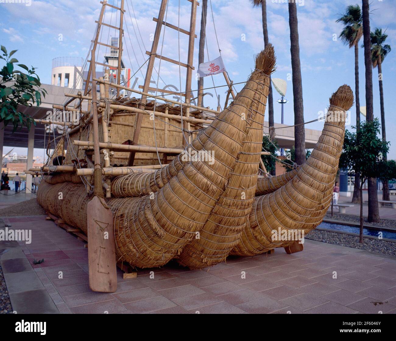 BALSA PERUANA DEL TITICACA (CONTIQUI). Location: EXPO-92. Sevilla ...