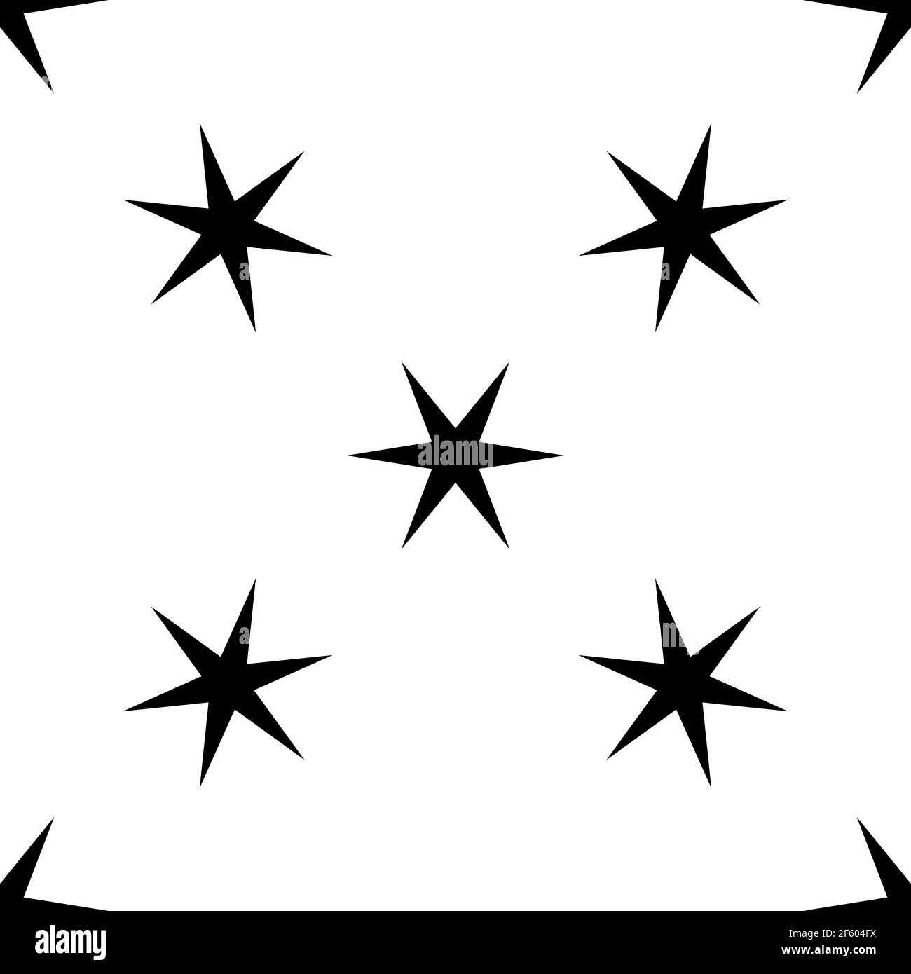 Repeatable, seamless star, star shape pattern, background — Stock ...