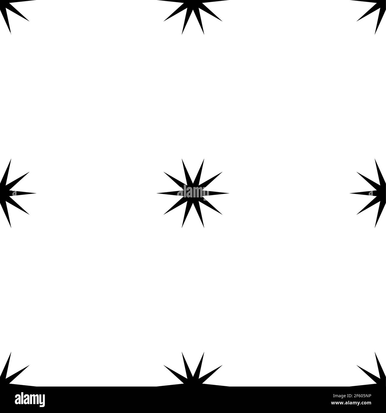 Repeatable, seamless star, star shape pattern, background — Stock ...