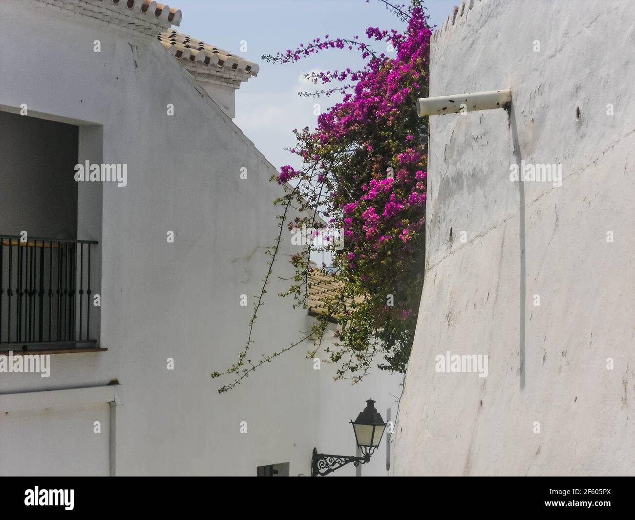 Spain spanish landscape building pink architecture hi-res stock ...