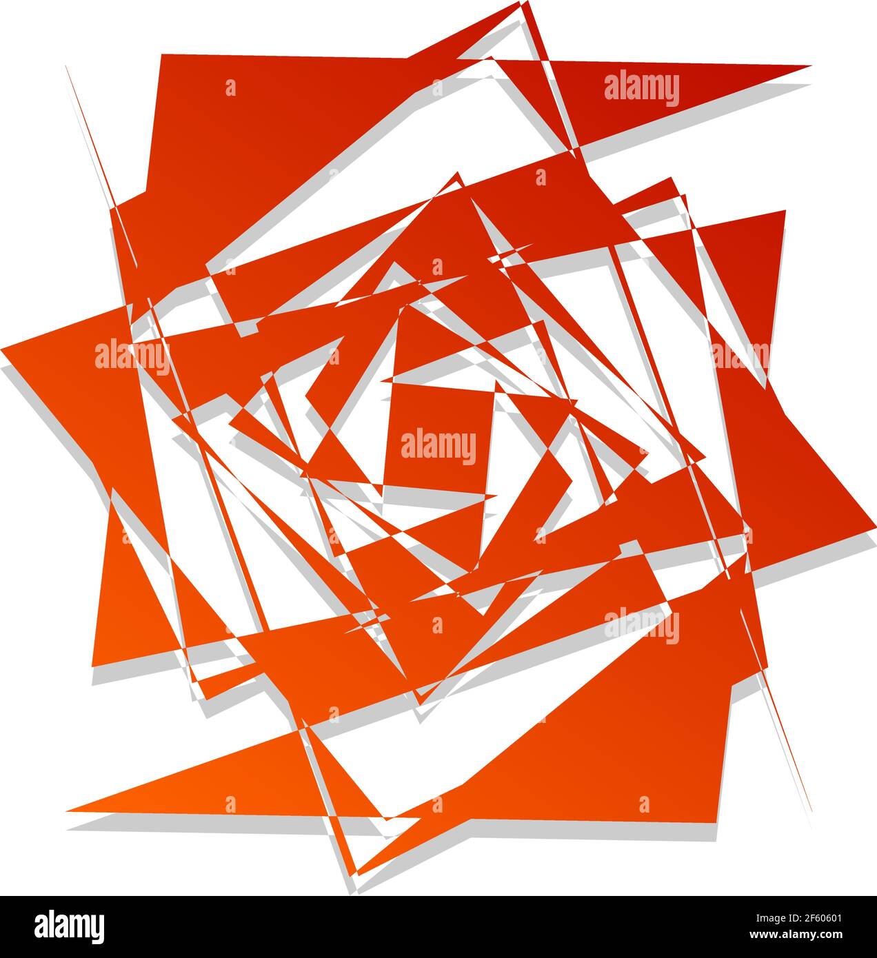 Edgy random abstract geometric shape, element — Stock vector ...