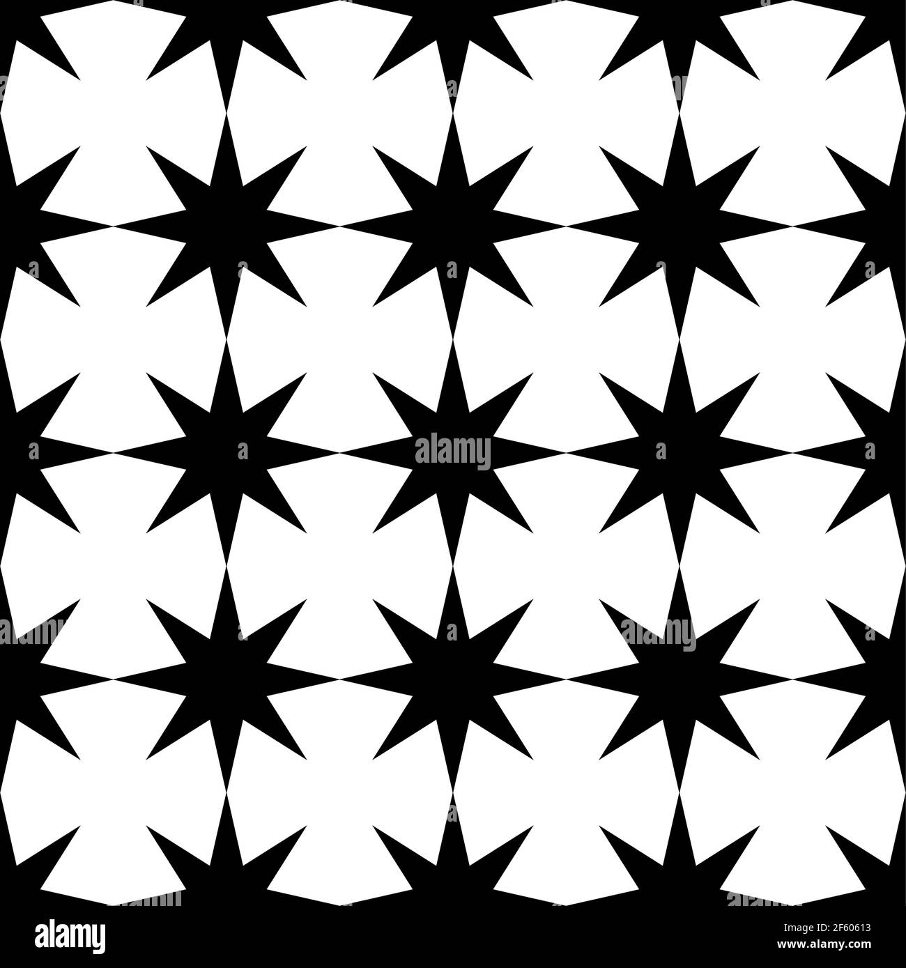 Repeatable, seamless star, star shape pattern, background — Stock ...