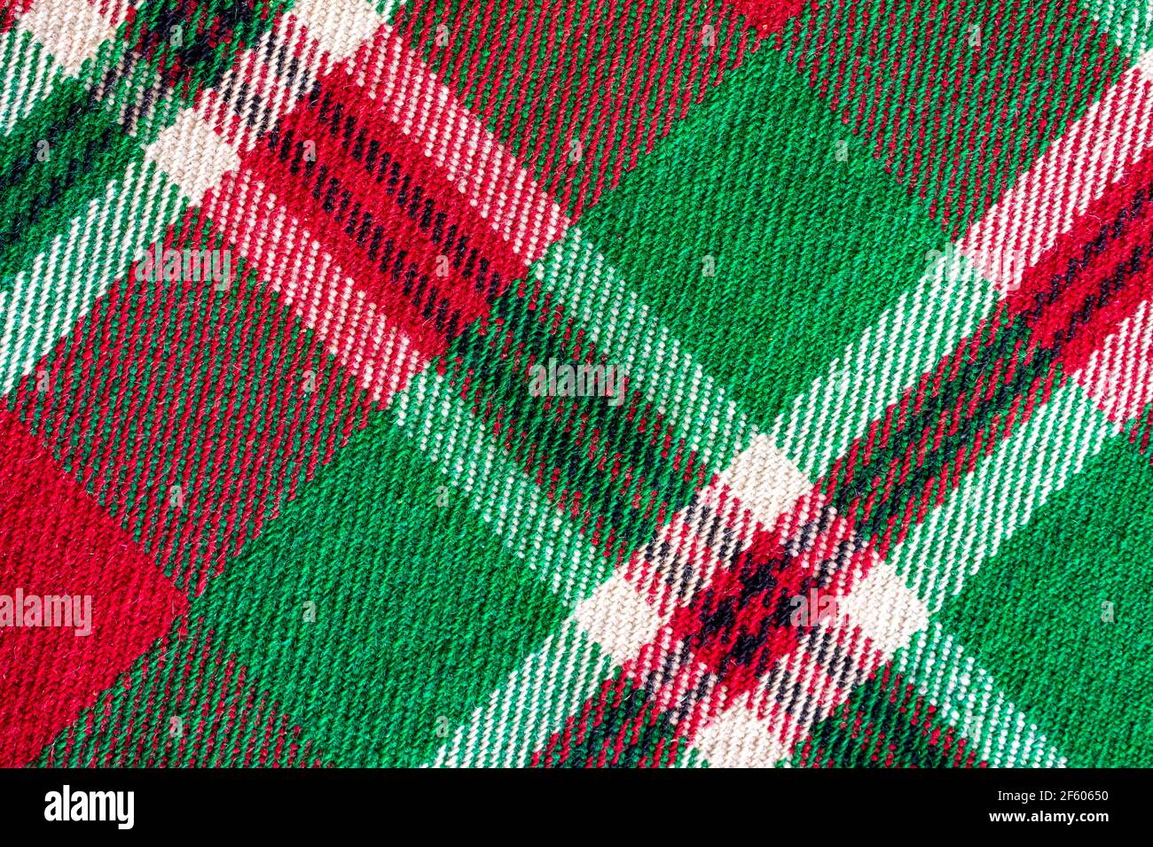 Traditional Bulgarian knitted blanked texture, diagonally Stock Photo ...