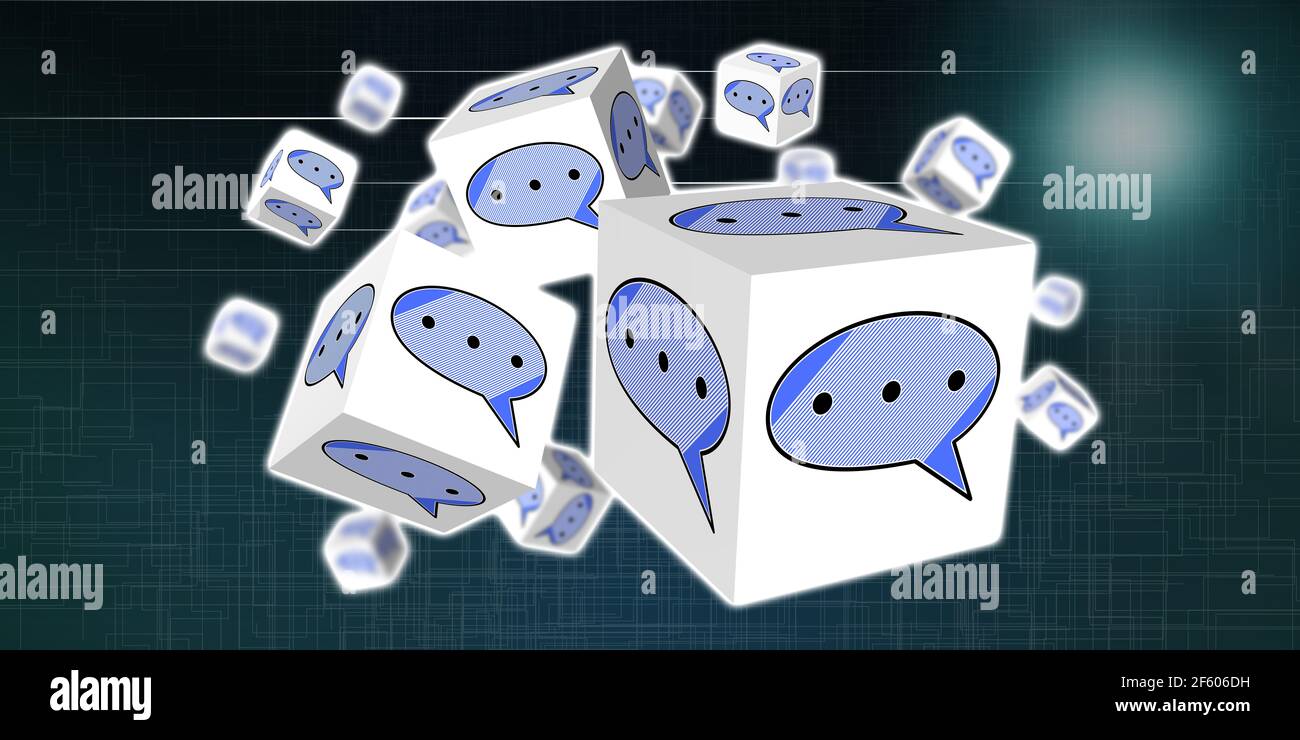 Illustration of a communication concept Stock Photo - Alamy