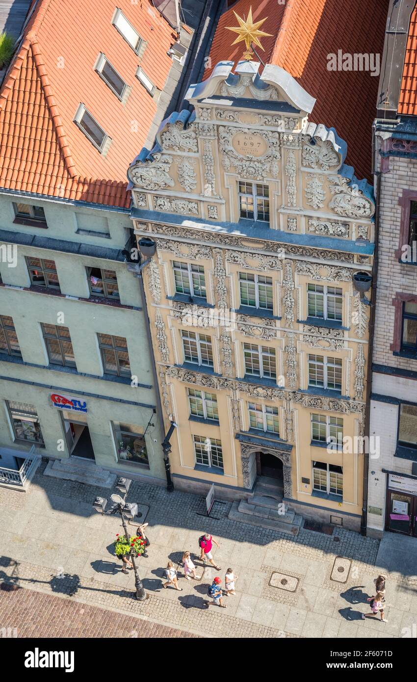 Torun, Poland - August 2020 : Historical building from 1967 in Torun ...