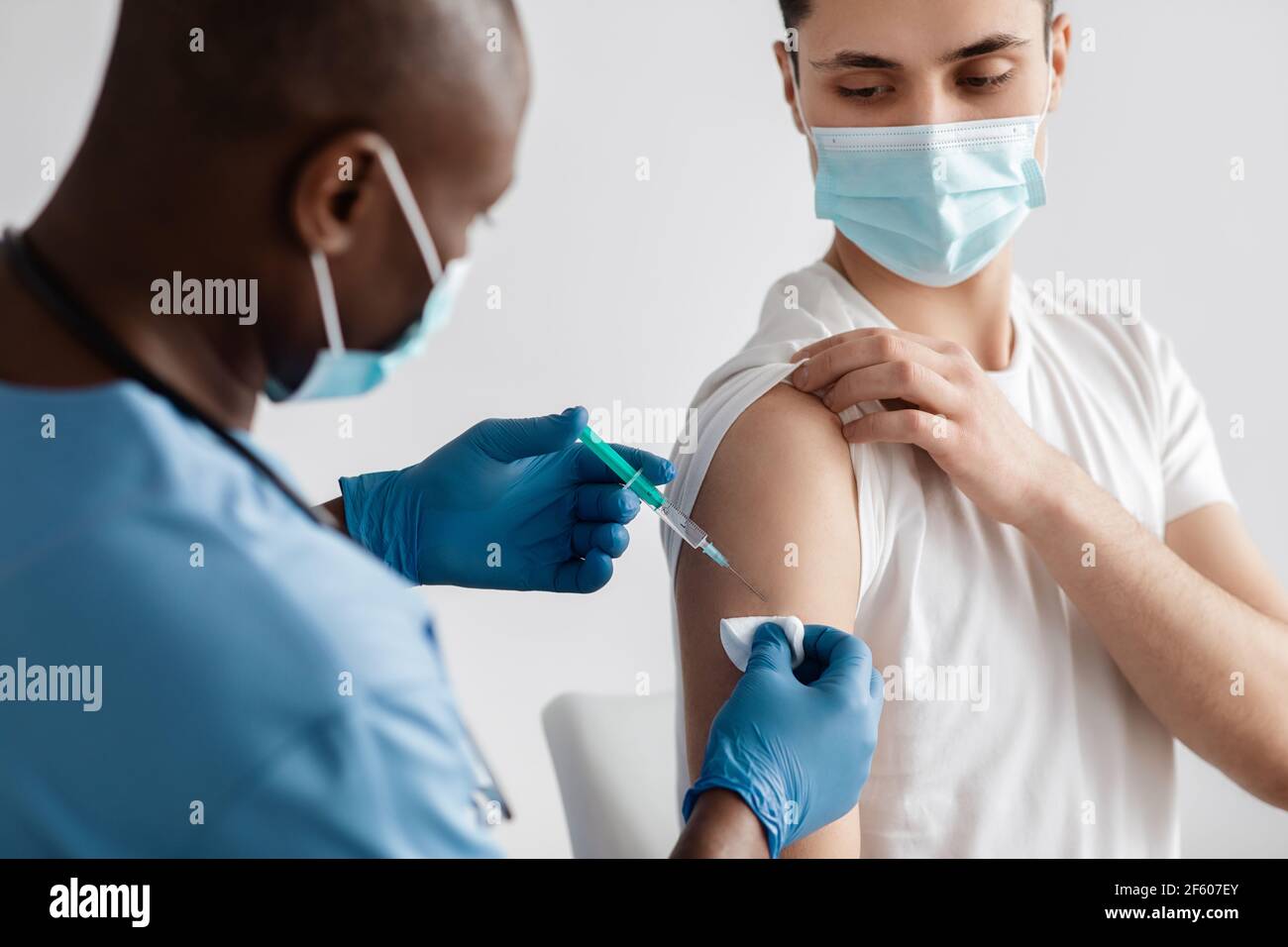 Vaccination against covid-19 epidemic, health protection procedure and ...