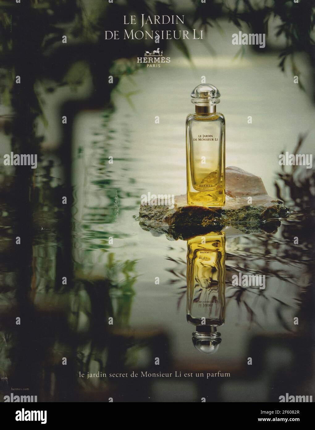 poster advertising HERMES Paris fashion house in paper magazine from ...