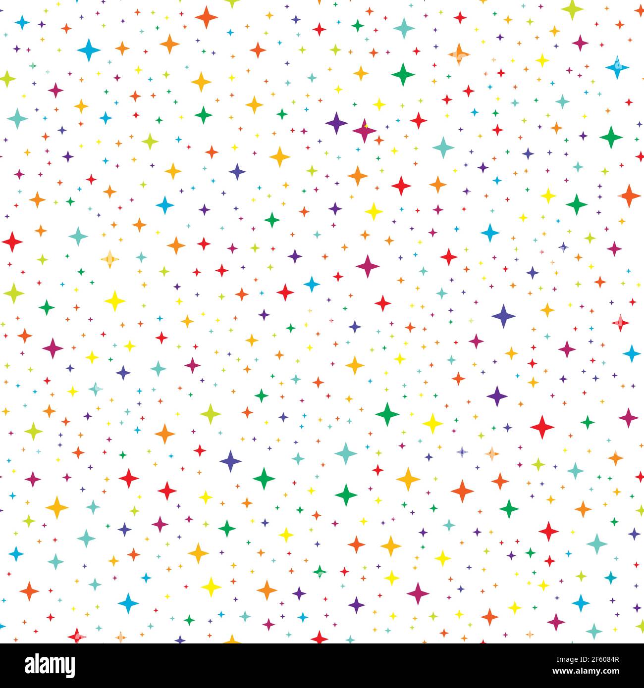 Random star shape pattern, background. Seamlessly repeatable. — Stock ...