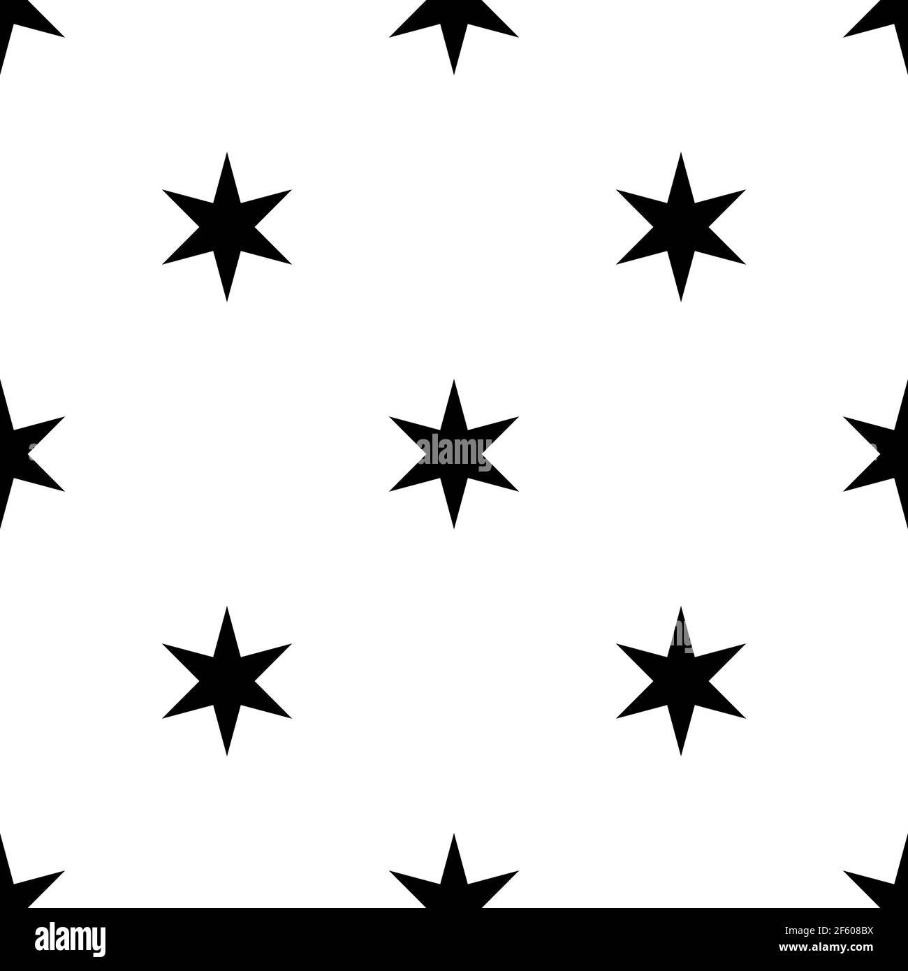 Repeatable, seamless star, star shape pattern, background — Stock ...